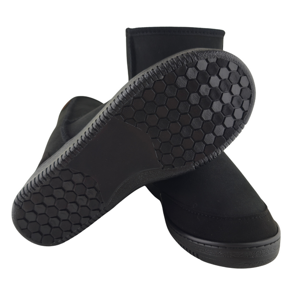 Unisex Kaka Mid-Calf Boots - NZ Made - Black – Sheepskin Warehouse